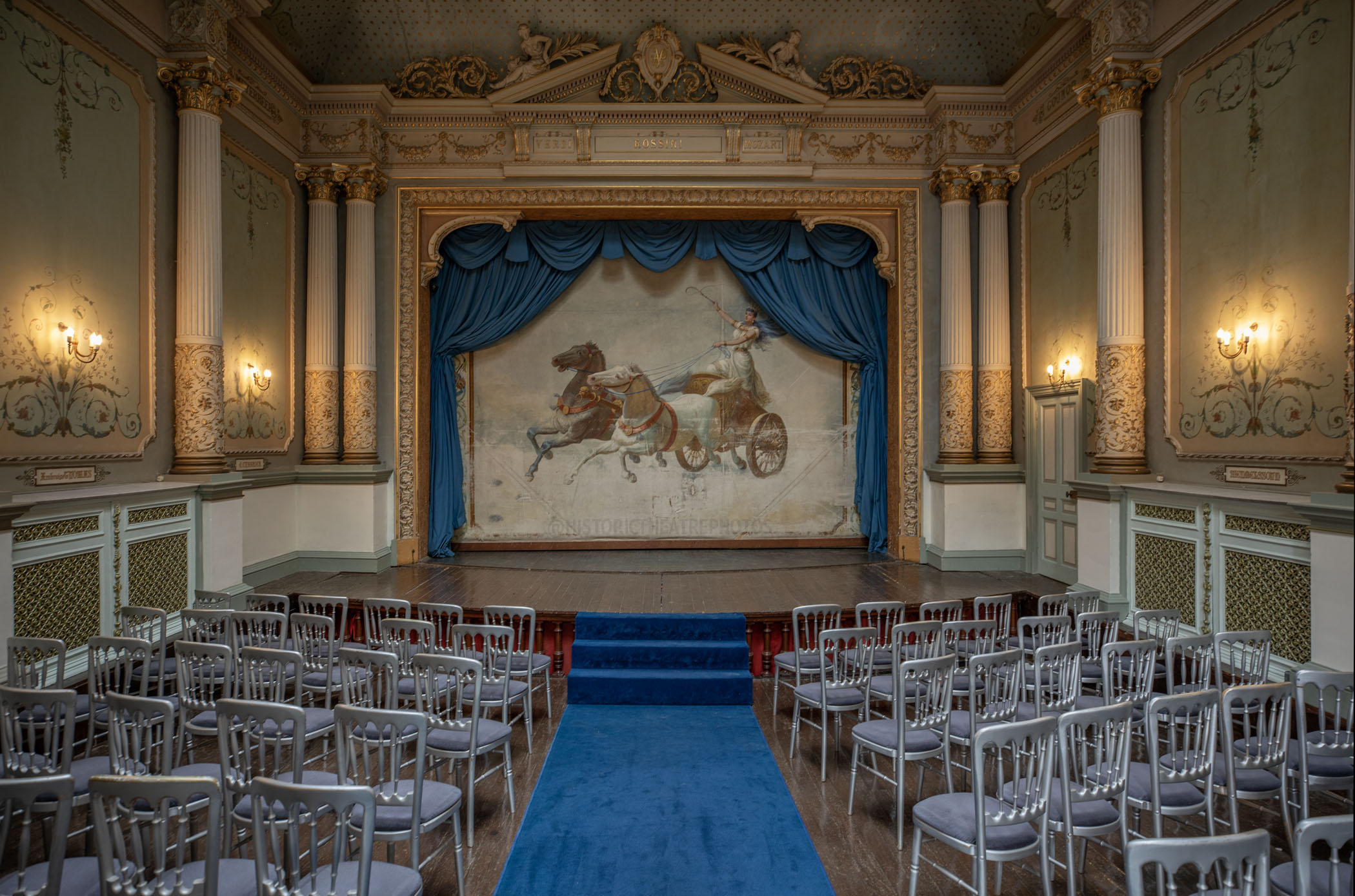 Adelina Patti Theatre, Craig-y-Nos - Historic Theatre Photography